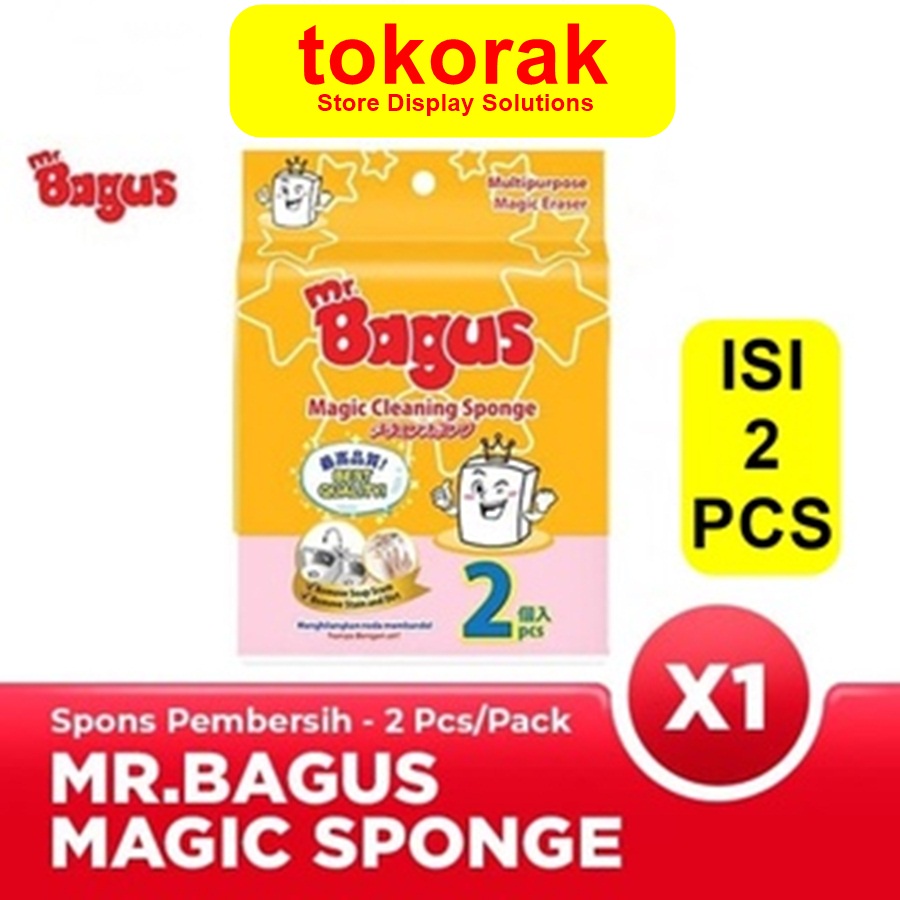 Jual MR. BAGUS MAGIC SPONGE 2'S SPONS AJAIB ISI 2 PCS S SPON | Shopee Indonesia