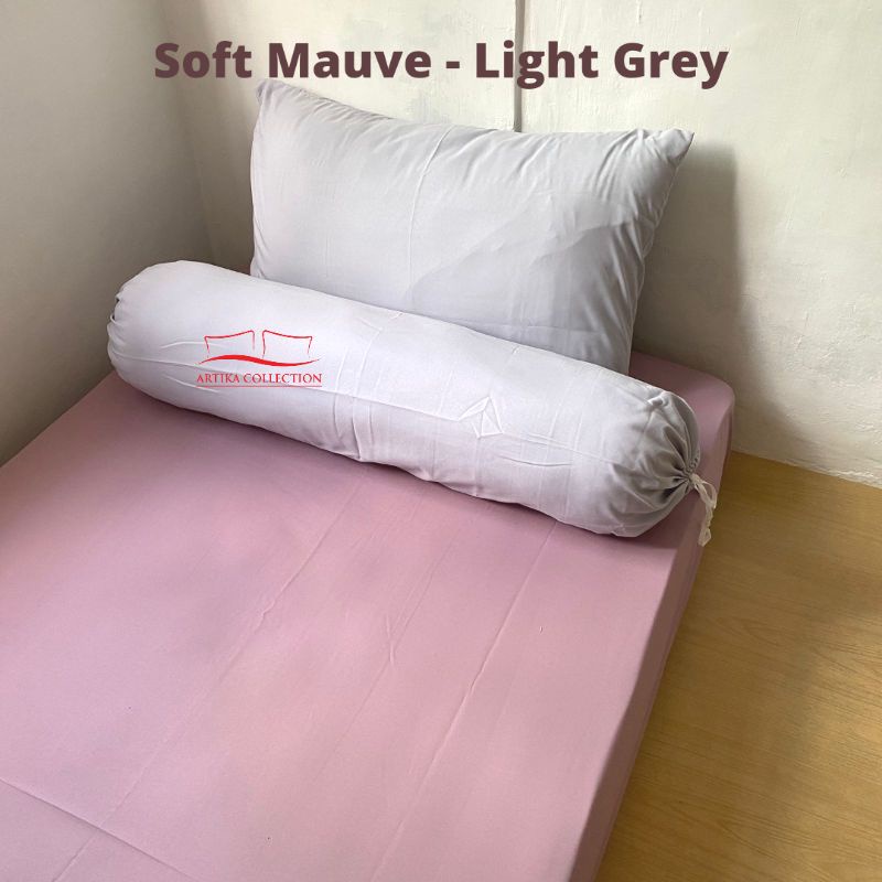 Jual Sprei Estetik Mix & Match Two Tone Polos Tanpa Embos Bahan ...