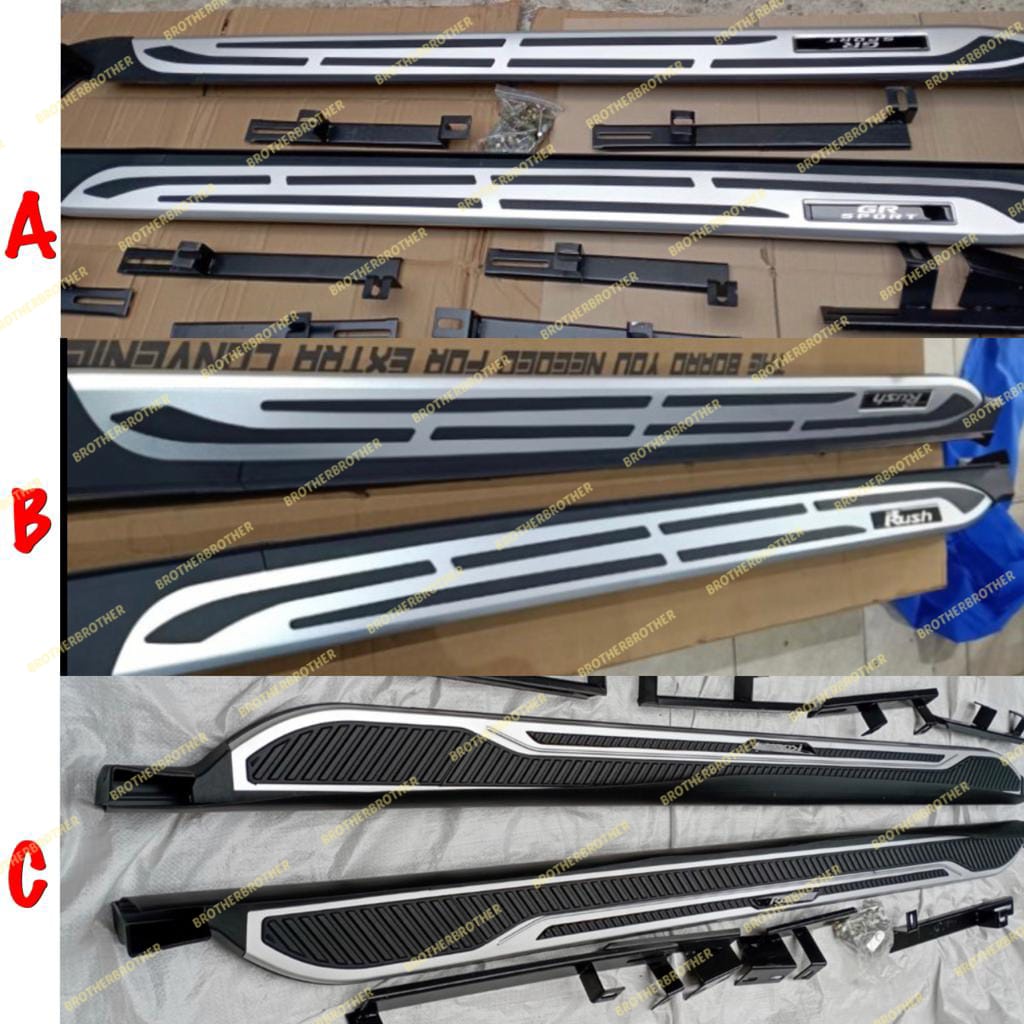 Jual Footstep Mobil Foot Step Pijakan Samping Rush Terios 2018 2022 ...