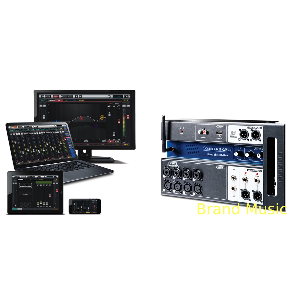 Jual Mixer Digital Soundcraft UI12 / Soundcraft UI 12 / Ui12 Original ...