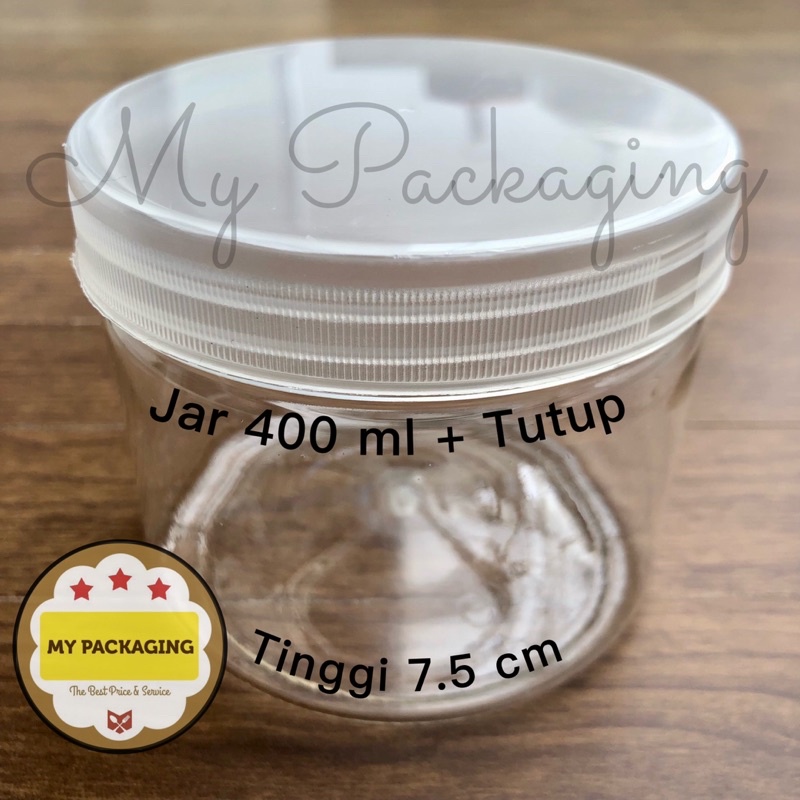 Jual Toples Tabung Silinder 400ml | Jar Plastik 400 ml | Shopee Indonesia