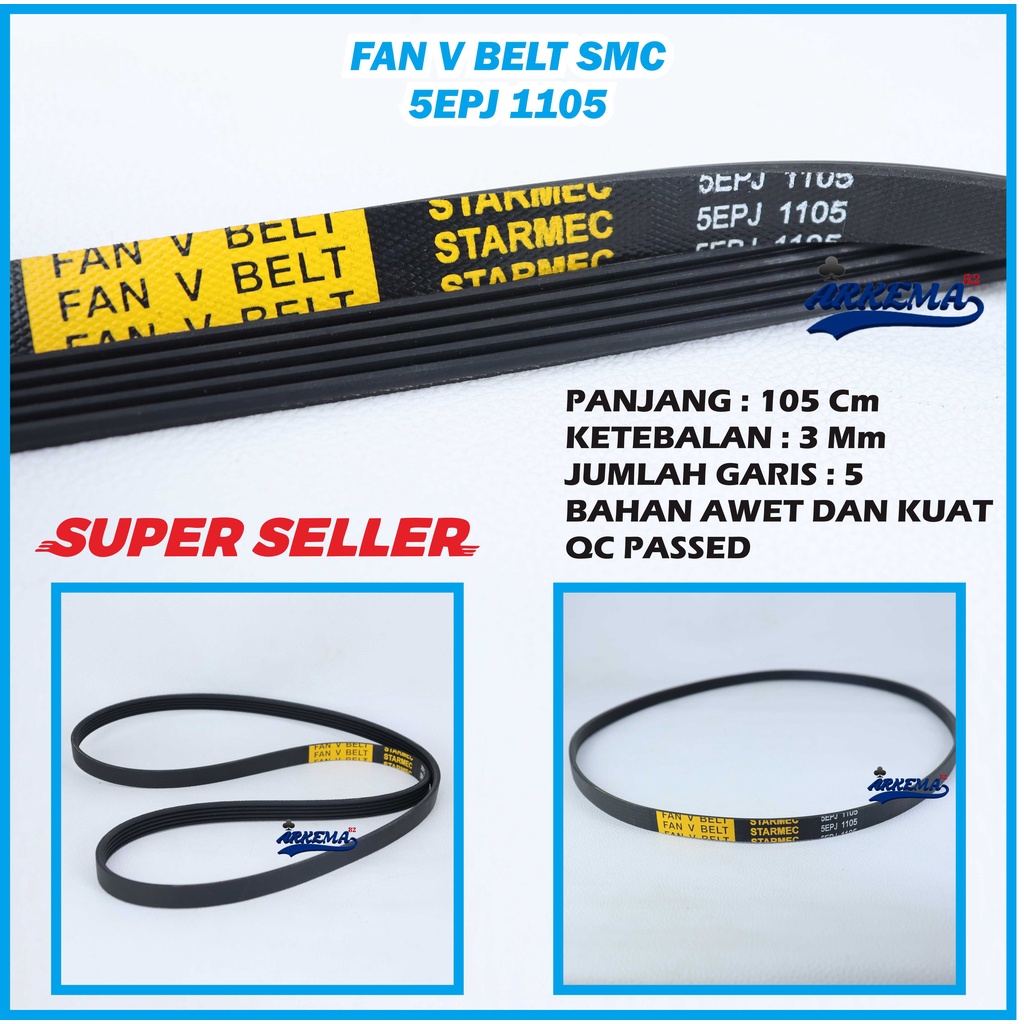 Jual FAN V BELT 5EPJ 1105 | VAN BELT MESIN CUCI | VANBELT | V-BELT ...
