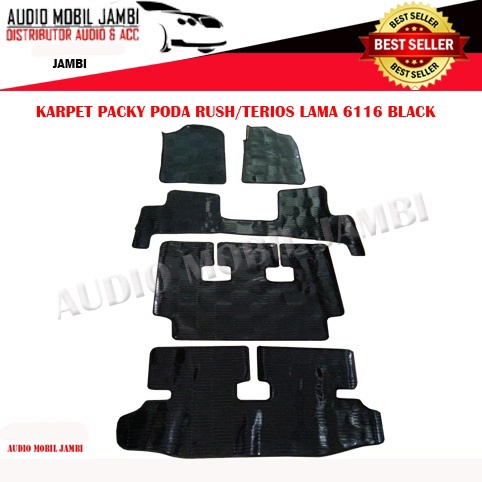 Jual KARPET PACKY PODA RUSH/TERIOS LAMA 6116 BLACK | Shopee Indonesia
