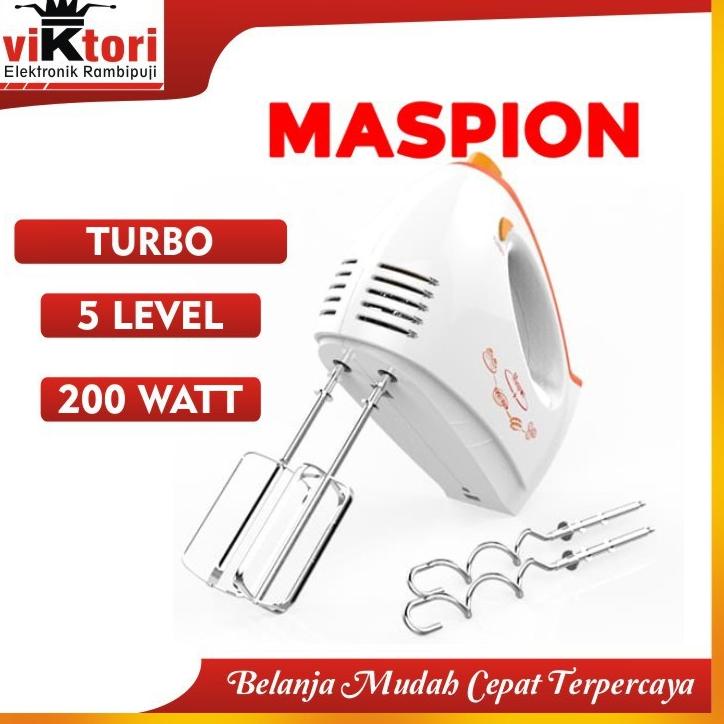 Jual Paket Spesial MIXER MASPION MT1193 / HAND MIXER MASPION MT-1193 ...