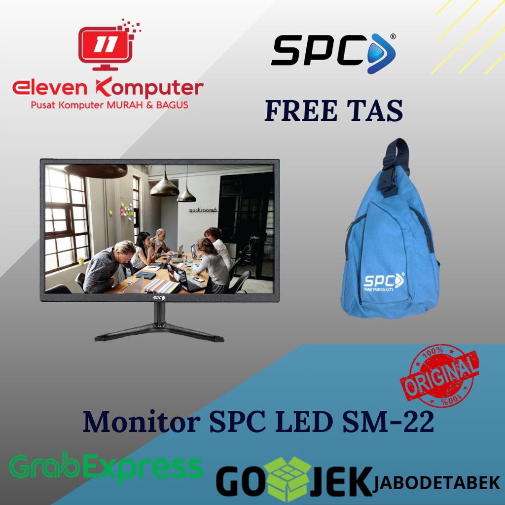 Jual Monitor SPC SM-22 21.5Inch 60Hz IPS FHD HDMI | Shopee Indonesia