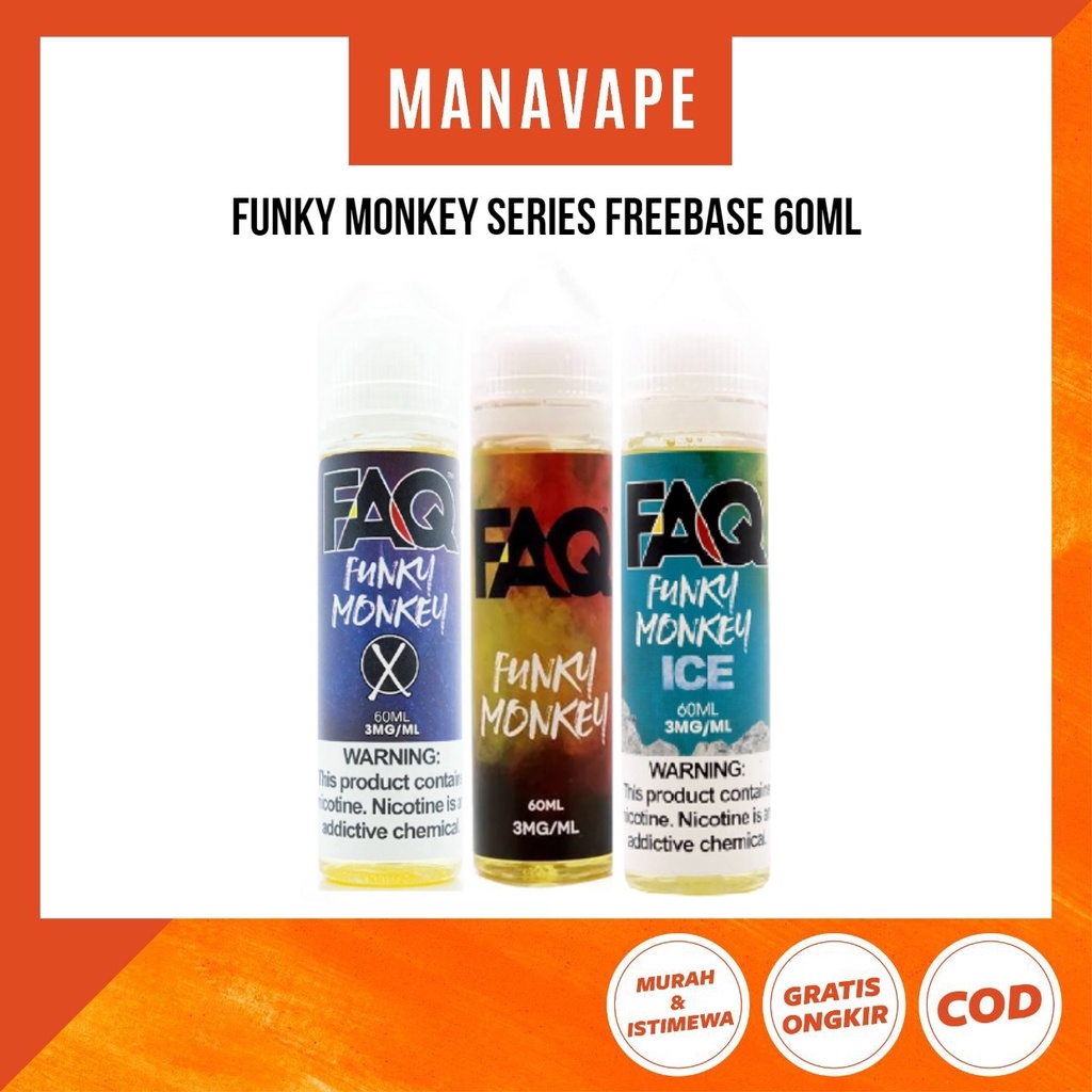Jual FAQ FUNKY MONKEY SERIES 60ML | Shopee Indonesia