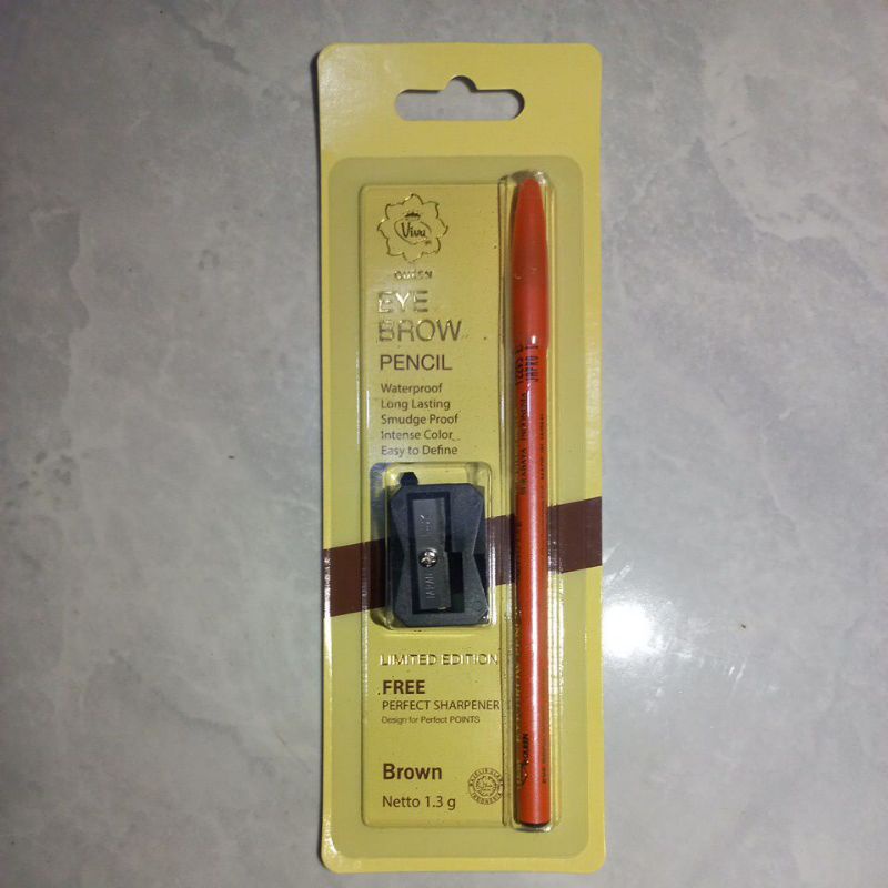 Jual Pensil Alis Wardah Eye Expert Matic & Viva Eye Brow Pencil ...