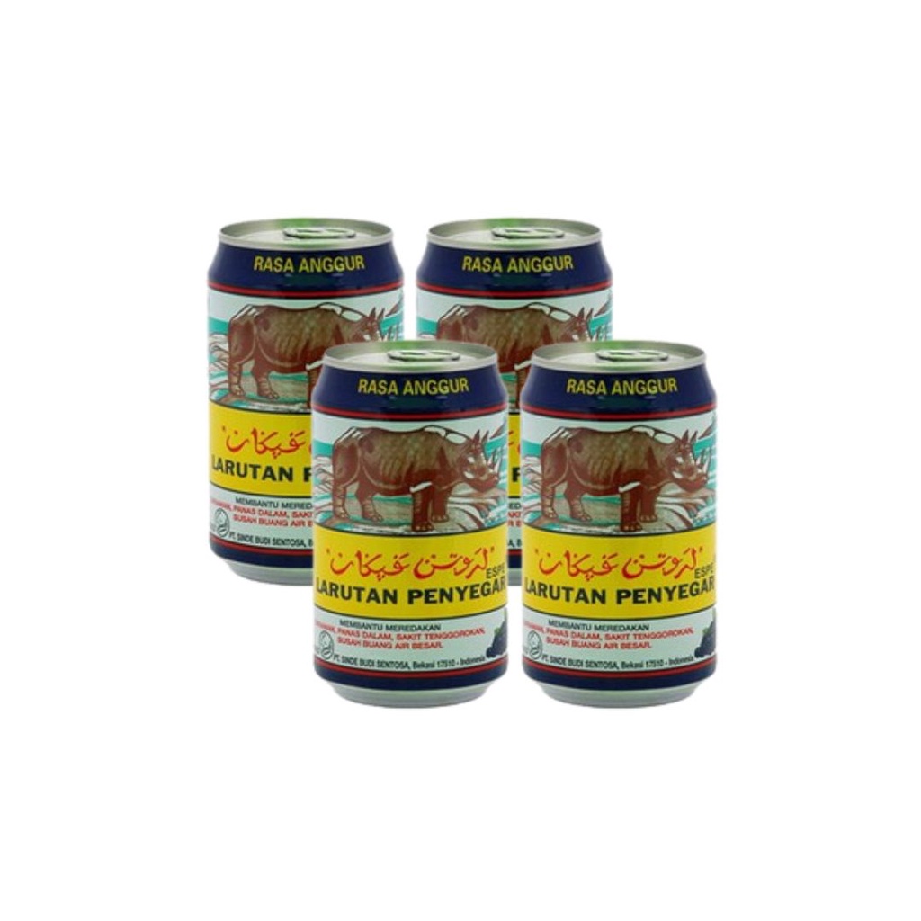 Jual Larutan Penyegar Cap Badak Espe Rasa Anggur 4 x 320 mL | Shopee ...