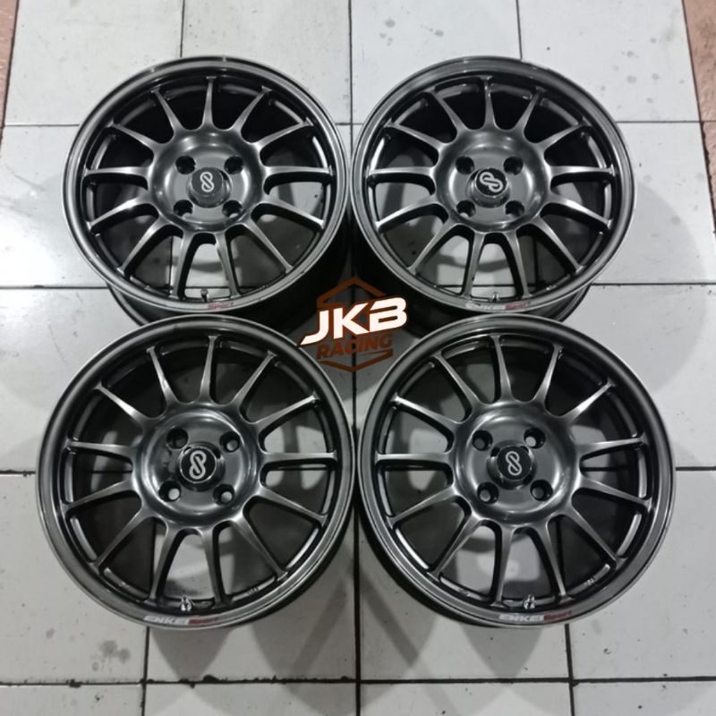 Jual VELG ENKEI R15 BAUT 4X100 COCOK BUAT MOBIL BRIO AGYA AYLA SIGRA ...