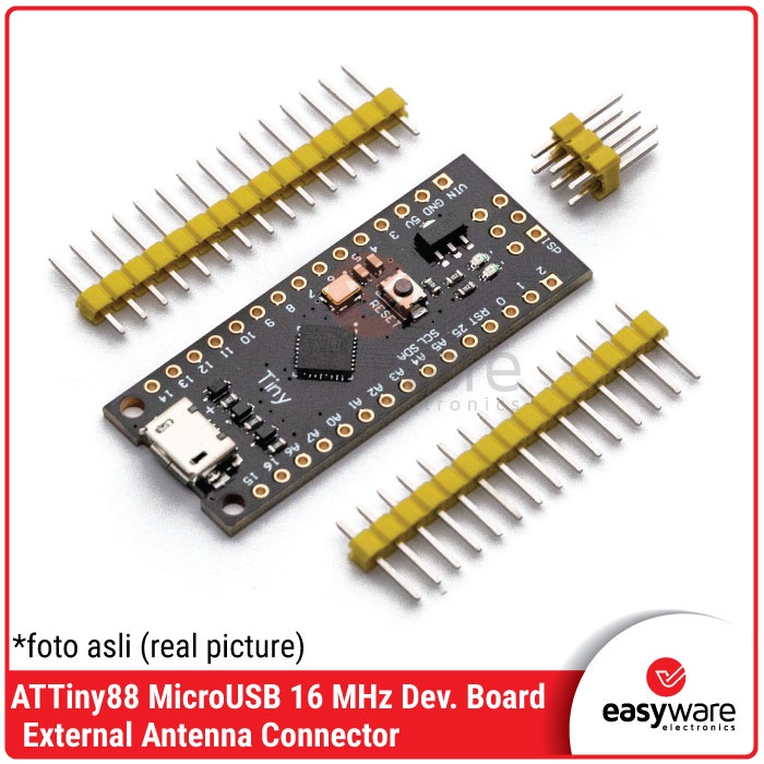 Jual ATtiny88 Micro development board 16Mhz Upgraded Arduino Nano v3 ...