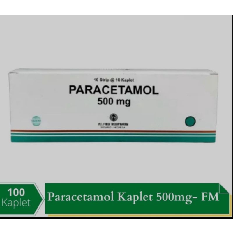 Jual Paracetamol FM Tablet - First Mediparma- Strip | Shopee Indonesia