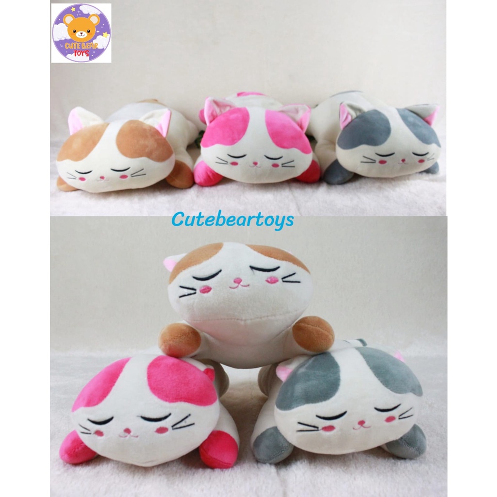Jual CBT Boneka Kucing Tidur Lucu/Boneka Jacob cat Tanpa Sound | Shopee ...