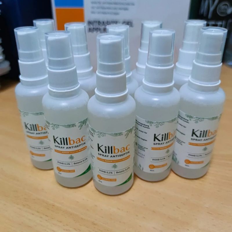 Jual KILLBAC SPRAY ANTISEPTIK 60ml | Shopee Indonesia
