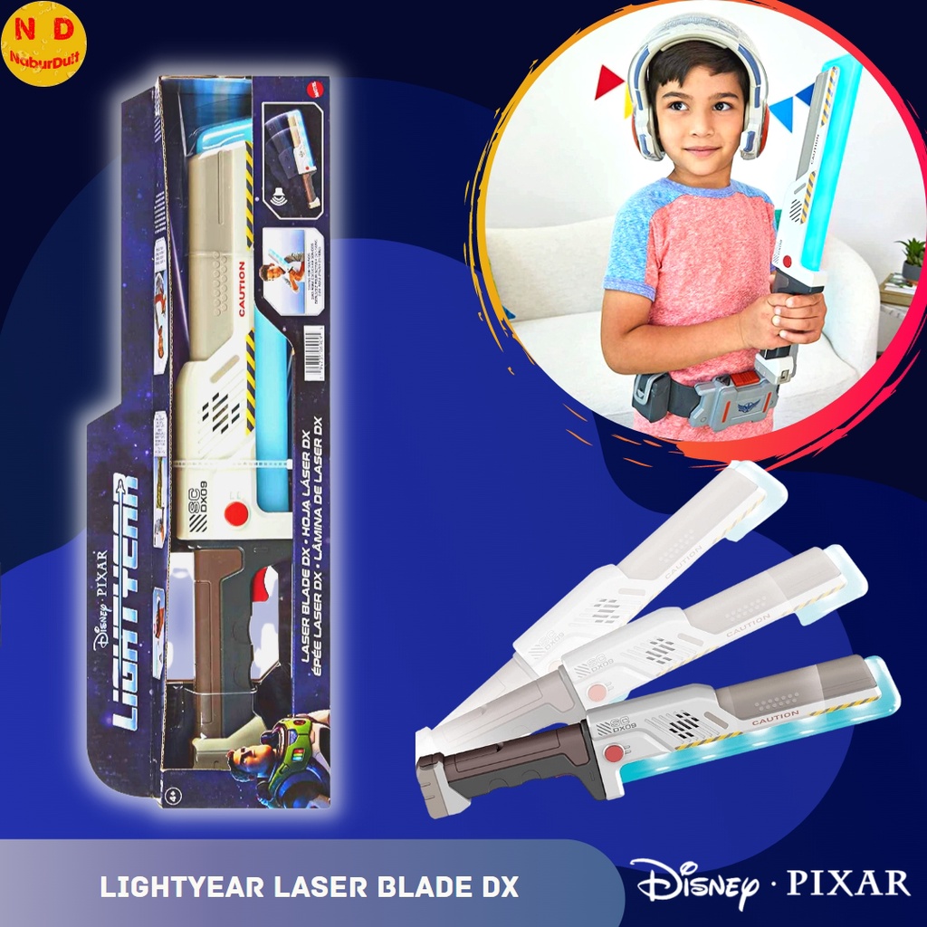 Jual Disney Pixar Lightyear Laser Blade DX Original Mattel | Shopee ...