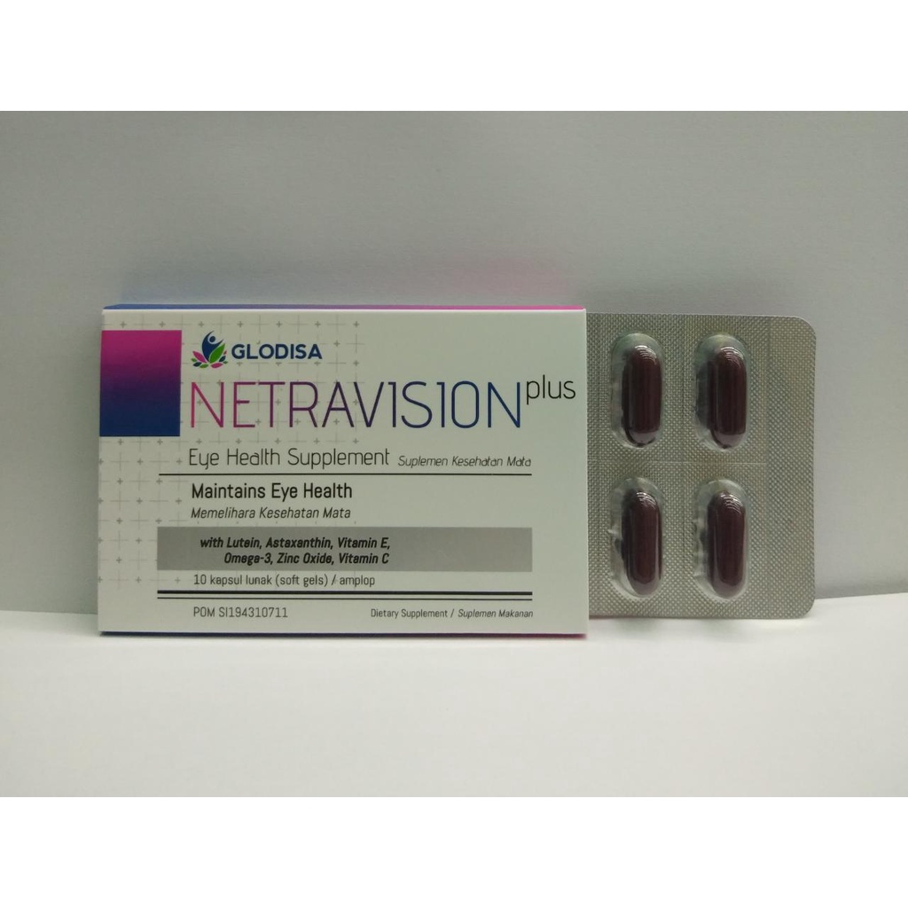Jual NETRAVISION PLUS MEMELIHARA KESEHATAN MATA ISI 10 KAPSUL LUNAK ...