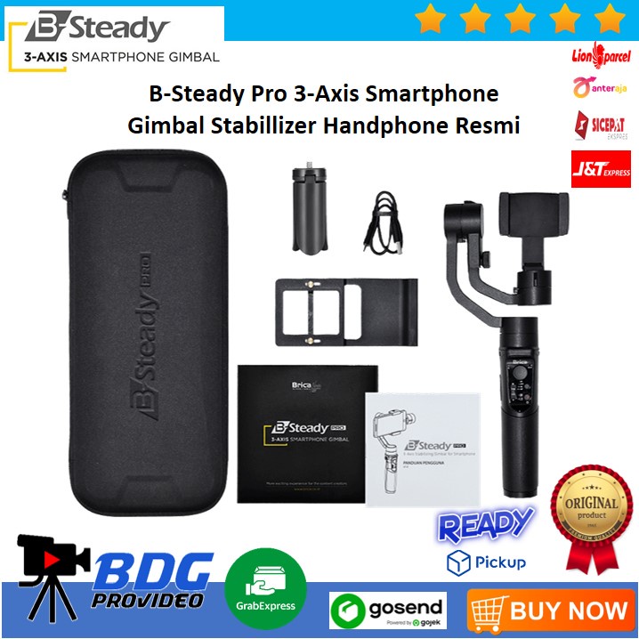 Jual B-Steady Pro 3-Axis Smartphone Gimbal Stabillizer Handphone Resmi ...
