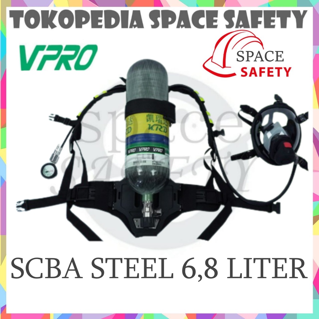 Jual Breathing Apparatus SCBA 6,8 Liter VPRO | Shopee Indonesia