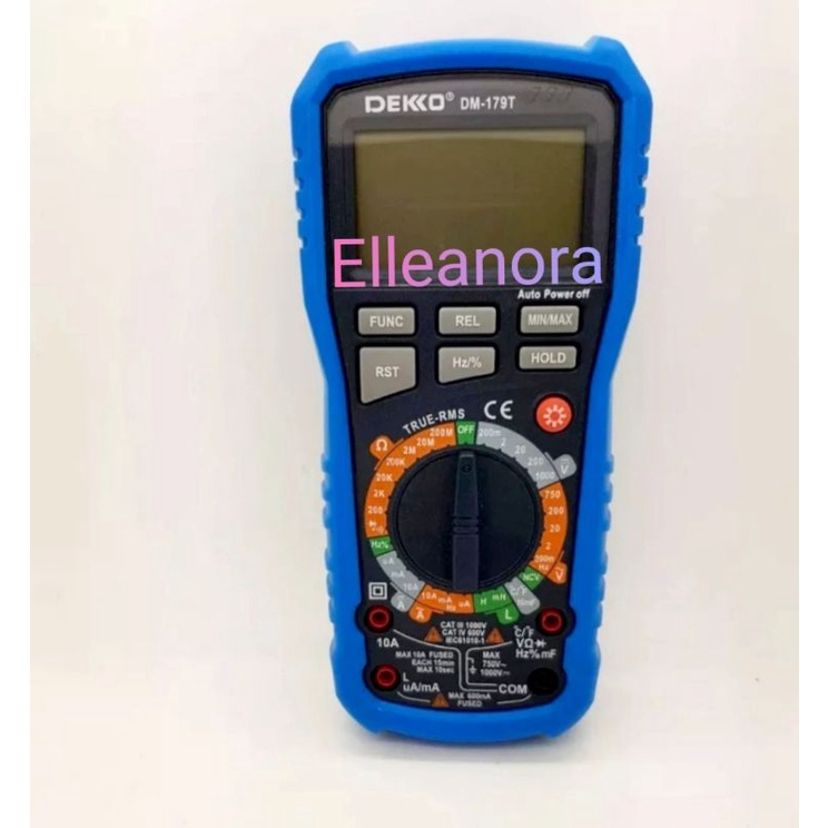 Jual Multimeter Multitester Digital Dekko DM-179T DM 179T DM179T ...