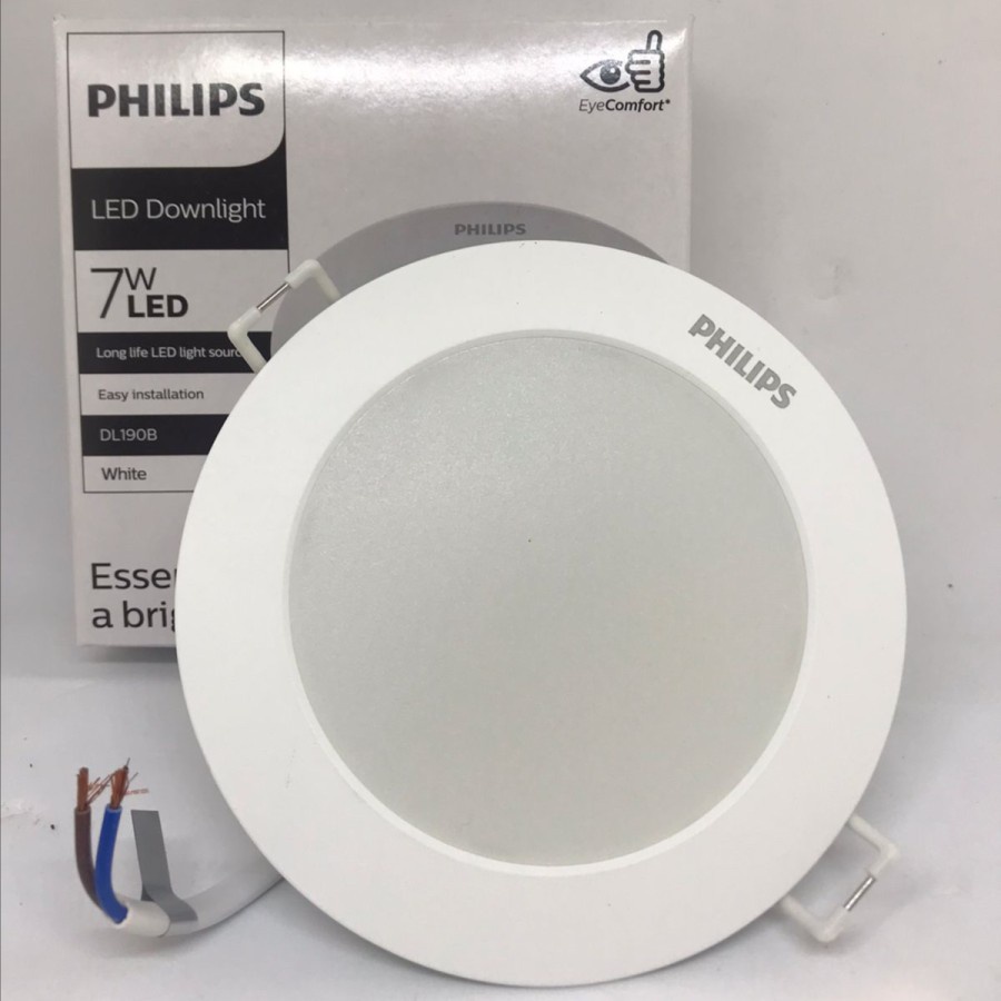 Jual LAMPU DOWNLIGHT LED PHILIPS ERIDANI G2 DL190B 7W 7 WATT W 4 INCH 4" (Pemakaian Dalam Plafon ...