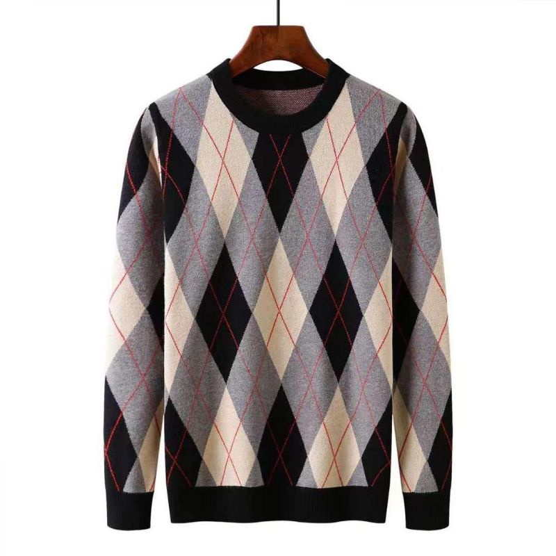 Jual Sweater Rajut Pria B*rberry Classic839 Mirror Quality (1:1 ...