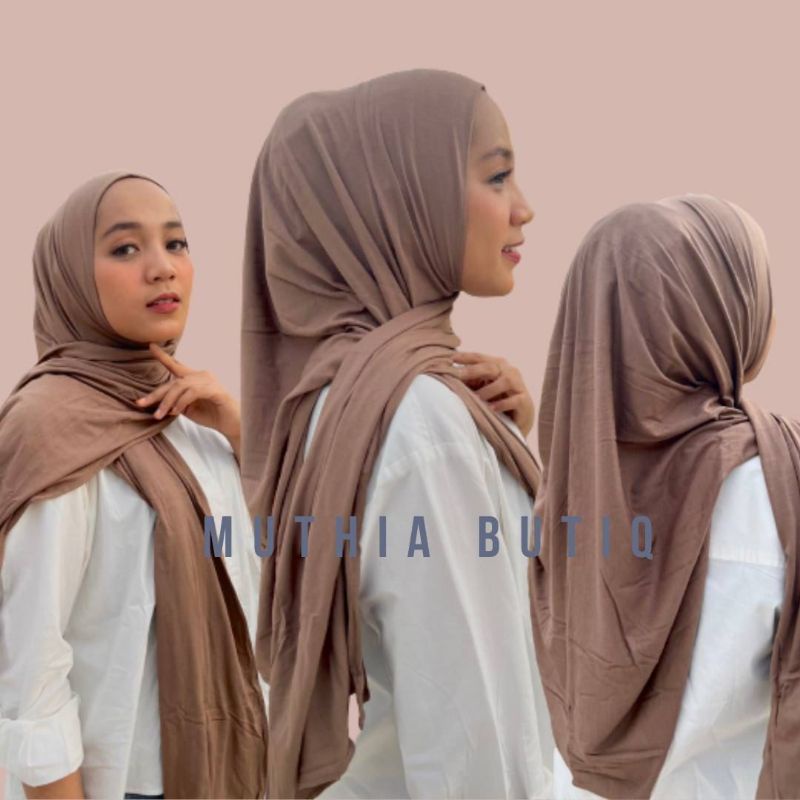 Jual Pashmina Oval Instan Bahan Kaos Rayon Super Premium || Pashmina ...