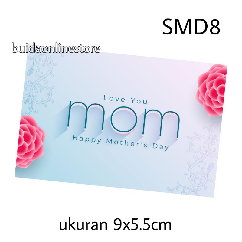 Jual Stiker Happy Mother's Day Sticker Selamat Hari Ibu Label Dekorasi ...