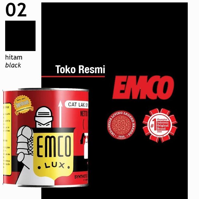 Jual Cat Kayu & Besi Emco 1kg / HITAM / PUTIH / HITAM DOF / ALUMINIUM ...