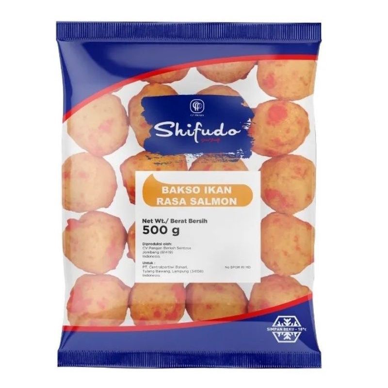 Jual Shifudo bakso ikan salmon ball baso rasa salmon 500gr | Shopee ...