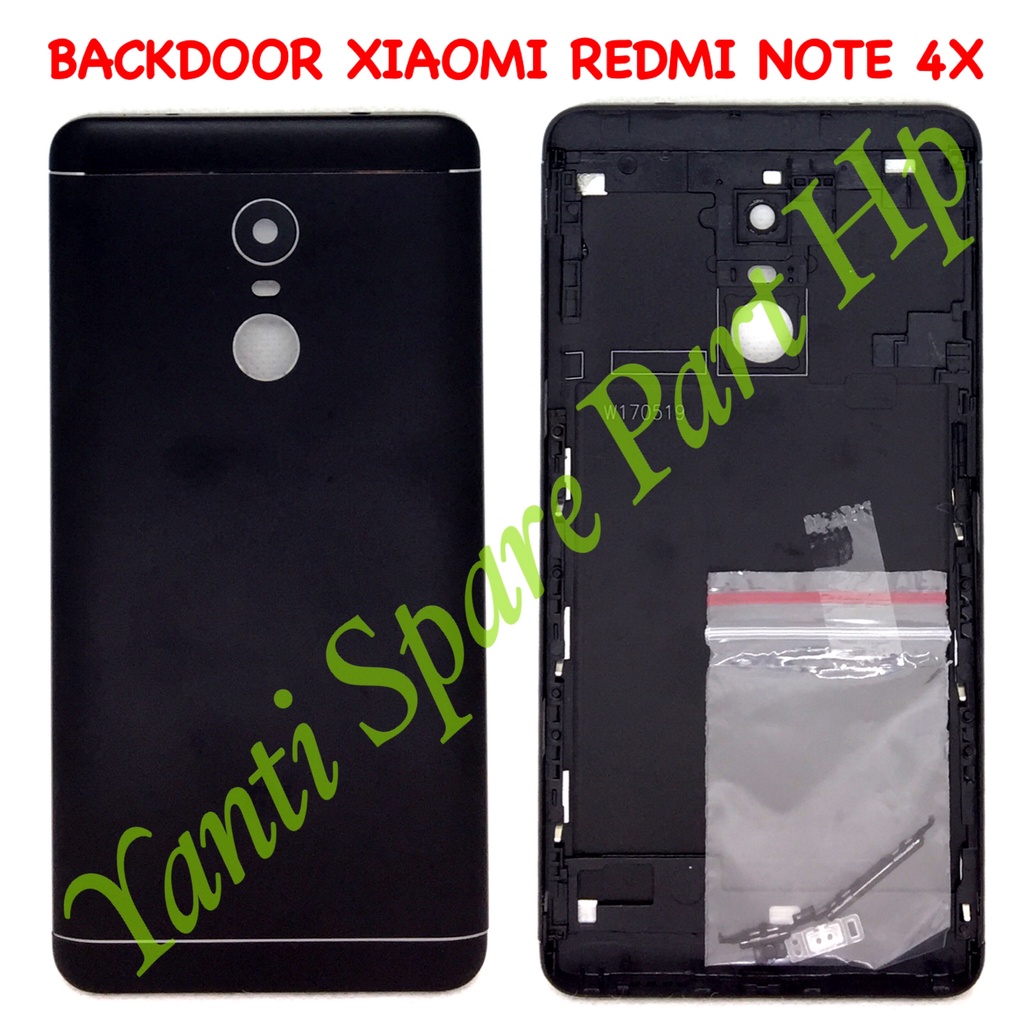 Jual Backdoor Tutup Belakang Xiaomi Redmi Note 4X Snapdragon New Produk ...