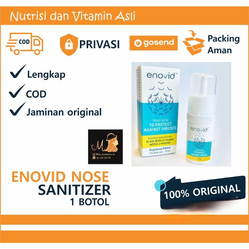 Jual Enovid nasal Hidung / nose nasal pembasmi covid 19 | Shopee Indonesia