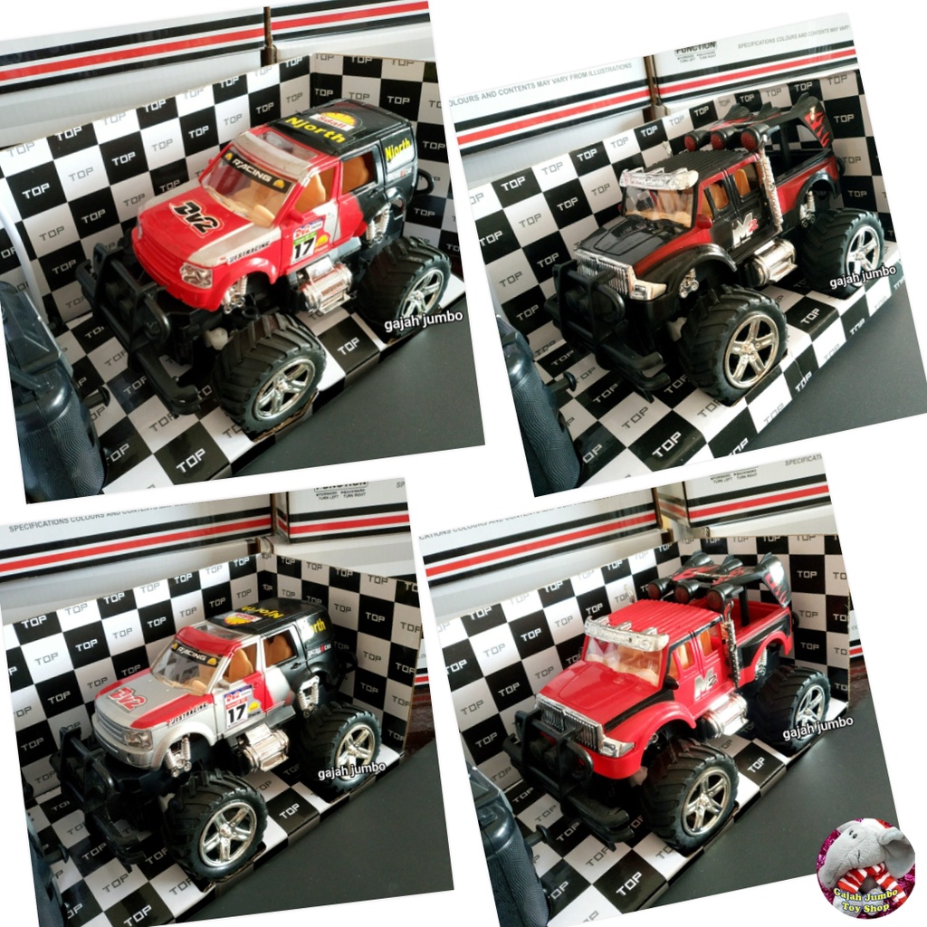 Jual Mainan Mobil Mobilan RC Remote Control Jeep Roda Besar Off Road ...