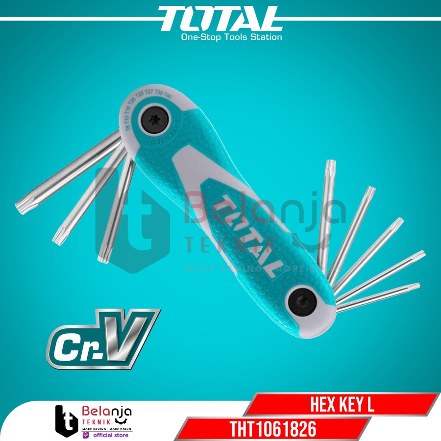 Jual Total Hex Key L Portable Mini Set 8 PCS Kunci L Set THT1061826 ...