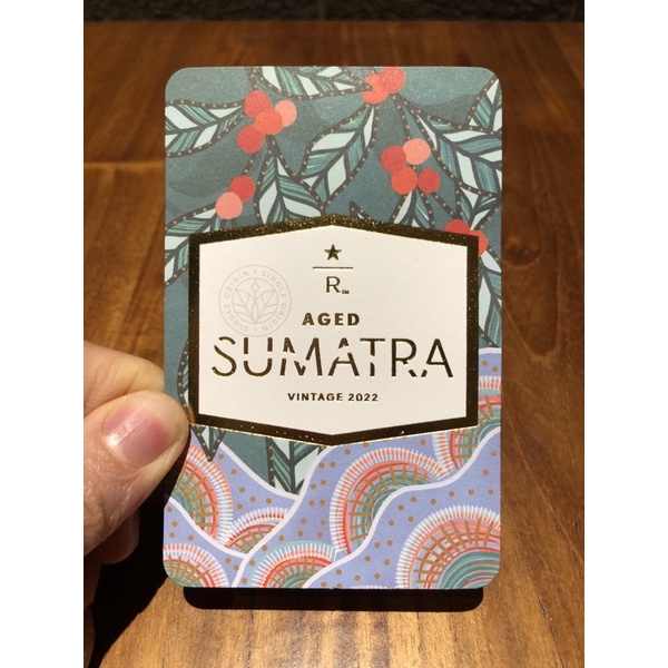 Jual Starbucks Reserve Taster Card Aged Sumatra Vintage 2022 - Rare ...