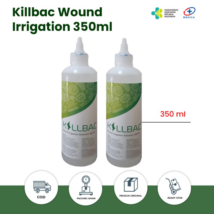 Jual Sistem Pengairan Killbac Wound Irrigation 350Ml | Shopee Indonesia