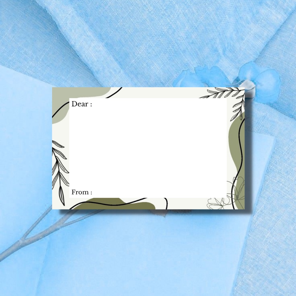 Jual KARTU UCAPAN KOSONG | GREETING CARD | BLANK CARD (MINIMAL ORDER 1 ...