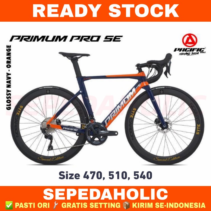 Jual Sepeda Balap Roadbike PACIFIC PRIMUM PRO SE 700C Carbon NEW 2021 | Shopee Indonesia