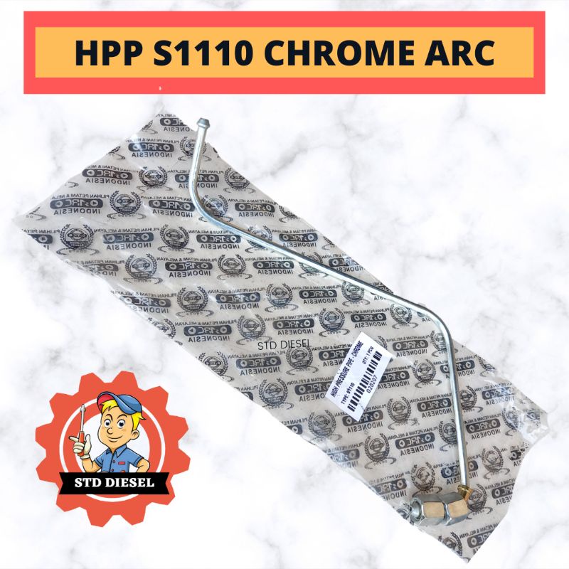 Jual HIGH PRESSURE PIPE HPP SLANG NOZZLE S1110 S1115 CHROME MERK ARC ...