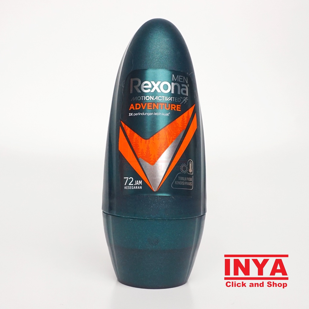 Jual REXONA MEN ADVENTURE 45ml - Deodorant Roll On | Shopee Indonesia