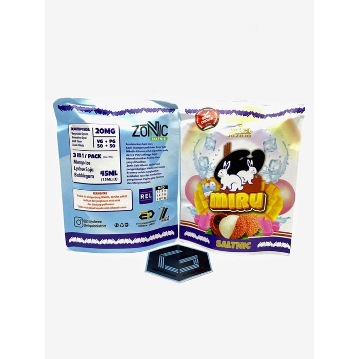 Jual SALT - Miru ICE Fruity Series Pack Edition 3X15ML by Jozojo Liquid ...