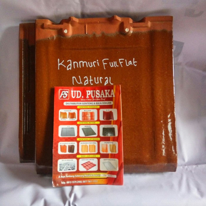 Jual Genteng Kanmuri Full Flat Natural ORI | Shopee Indonesia
