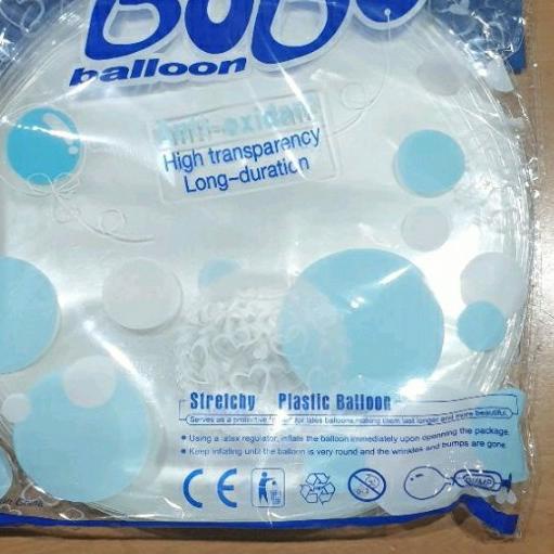 Jual Balon Bobo biru PVC 20 inch / 24 inch per bungkus isi 50 lembar ...