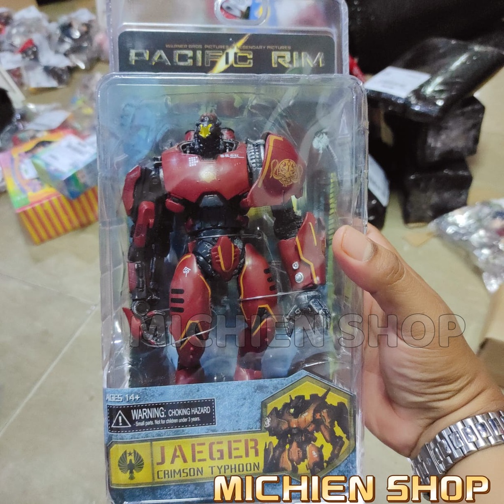 Jual figure robot pacific rim jaeger crimson typhoon gipsy danger ...