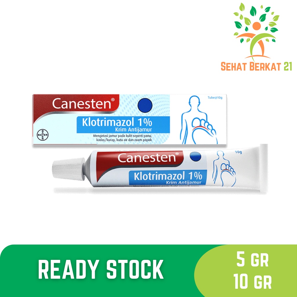 Jual Canesten Krim 5 Gr 10 Gr - Salep Infeksi Jamur Kulit, Panu, Kadas ...