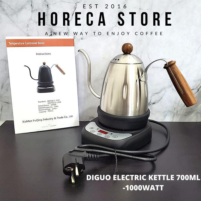 Jual Teko leher Angsa Diguo 700ml Electric Gooseneck Kettle | Shopee ...