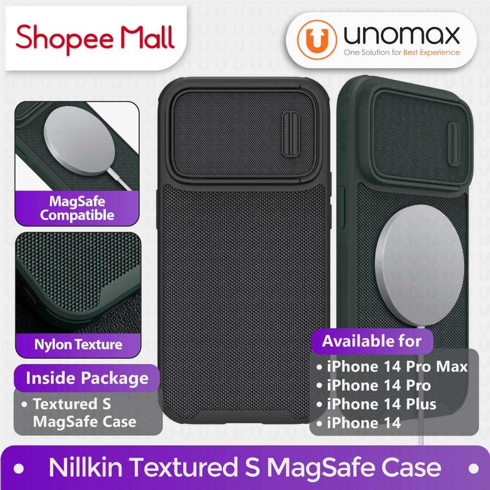 Jual Case iPhone 14 / 14 Pro/ 14 Plus /14 Pro Max Nillkin Textured S ...