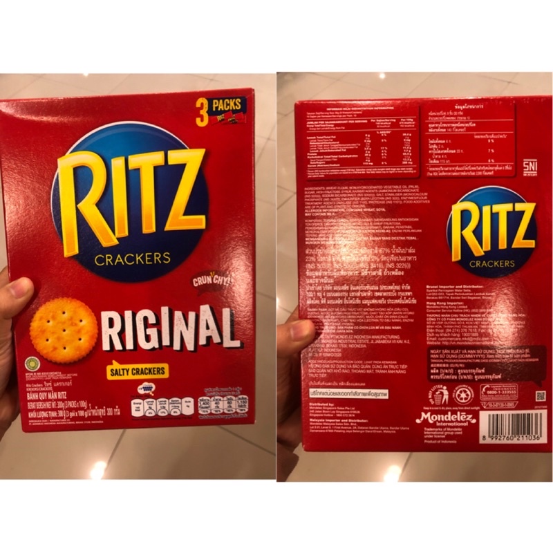 Jual Ritz Biskuit Original - 1 box isi 300g | Shopee Indonesia
