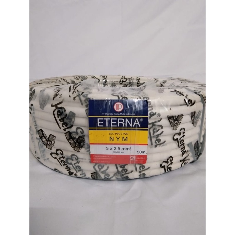 Jual Kabel Listrik ETERNA 3x2.5 mm (Meteran/Eceran/Potongan) / Kabel Eterna meteran (Harga 1 ...