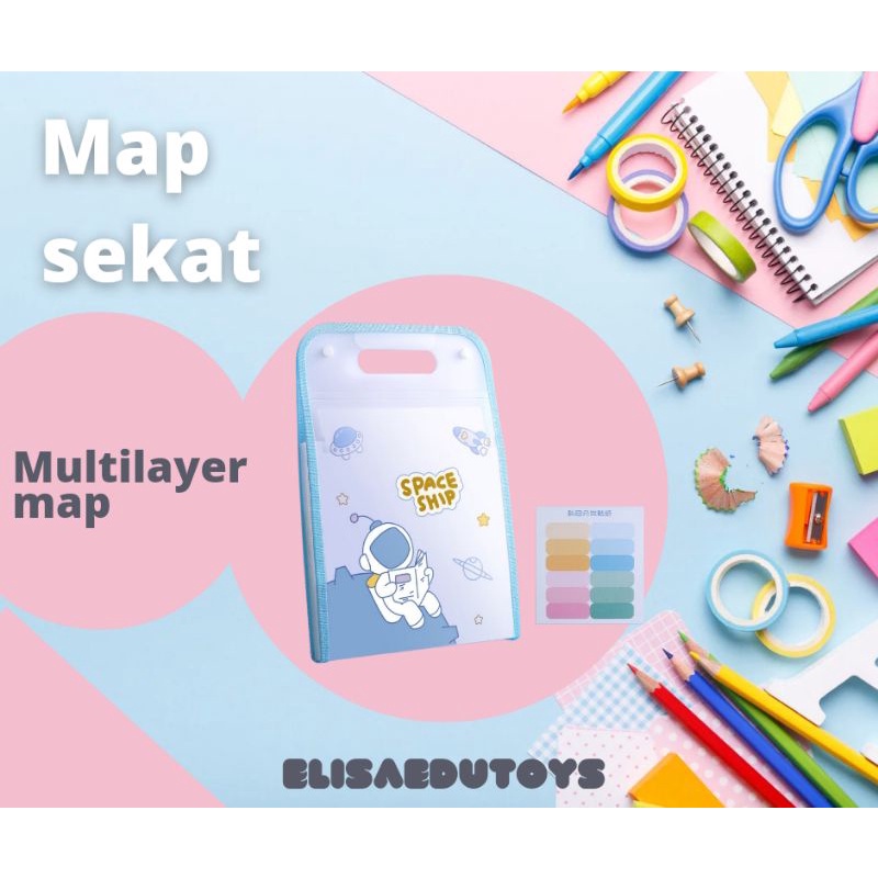 Jual map sekat harmonica folder clear folder | Shopee Indonesia