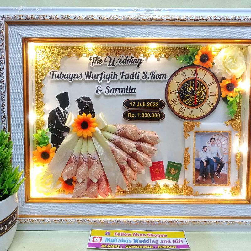 Jual Mahar Pernikahan Gaun / Mahar Jam / Mahar Foto / Mahar Siluet ...