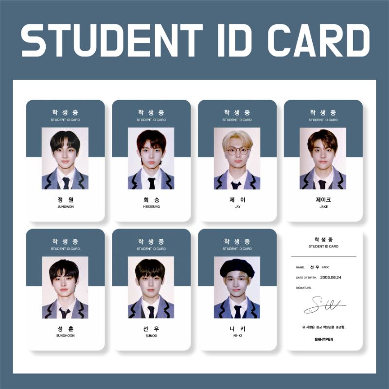 Jual PHOTOCARD ENHYPEN ID UNIFORM | Shopee Indonesia